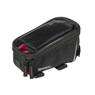 Basil B.V. 291037var-a2 - fahrradtasche zum rahmen f&uuml;r telefon mit reflektierend und wasserdicht FARBE SCHWARZ SIZE