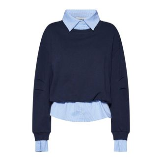Silvian Heach Damen, Sweatshirts & Hoodies, Blau, XSGr&ouml;&szlig;e