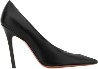 Amina Muaddi Femme, Chaussures, Noir, Taille: 39 EU Christine Pump 100