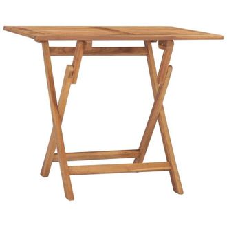 vidaXL Klappbarer Garten-Esstisch 90x60x75 cm Massivholz Teak Vidaxl 311350