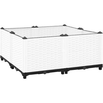 vidaXL Lit sur&eacute;lev&eacute; 80x80x38 cm Polypropyl&egrave;ne Vidaxl