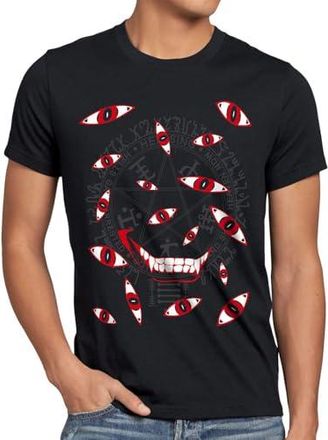 style3 Hellsing Eyes T-Shirt Homme Yeux Vampire Anime Manga, Taille:L