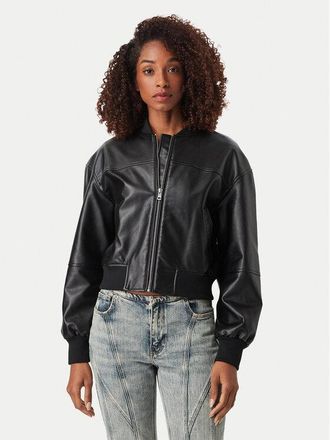 Guess Bomberjacke W6YL01 W2525 Schwarz Regular Fit