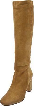 Fred De La Bretoniere Damen FRS1155 Boot Luxury Suede, Light Brown, 40 EU