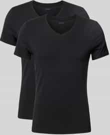 Joop T-Shirt mit V-Ausschnitt im 2er-Pack