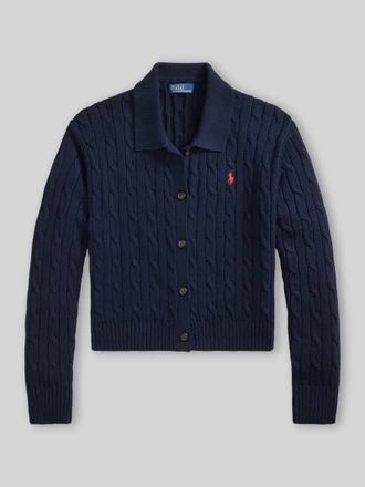 Polo Ralph Lauren Regular Fit Strickjacke aus reiner Baumwolle