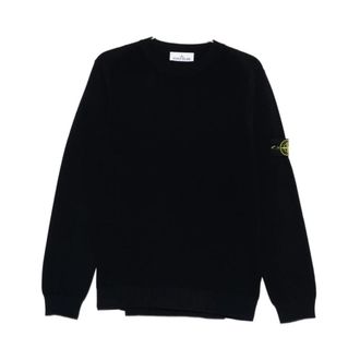 Stone Island Rundhals-Pullover - - Knitwear - Herren - Blau - L