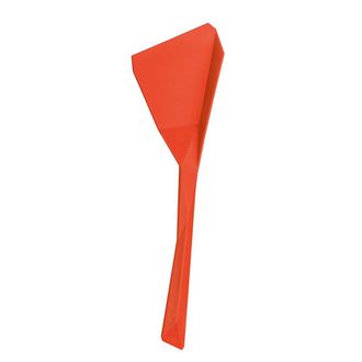 Koziol Pfannenwender Kant, Kunststoff, solid orangerot, 2.4 x 10.3 x 31.5 cm