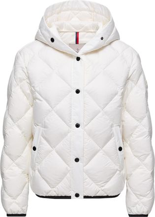 Moncler Doudoune courte à capuche et matelassage losange Arvouin