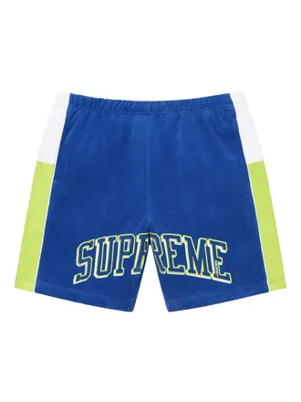SUPREME Terry Basketball-Shorts mit Logo - Blau