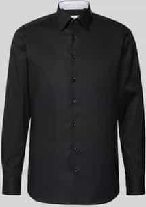 Eterna Modern Fit Business-Hemd mit Knopfleiste