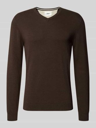 s.Oliver Red Label Pullover mit Logo-Stitching