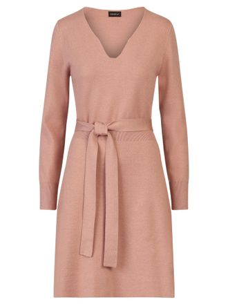 Apart Fashion APART Strickkleid mit V-Ausschnitt, Mauve, 36