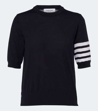 Thom Browne Pullover 4-Bar aus Wolle
