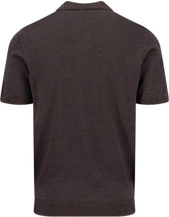 Fynch-Hatton Polokragenpullover Sommershirt mit Stickerei