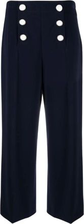 Moschino Femme, Pantalons, Bleu, Taille: 34 FR Sailor Mood Cady Pantalons