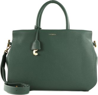Coccinelle Coccinelle Blue Soft Handbag Grained Leather Kale Green