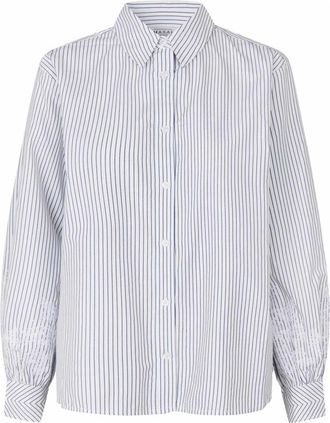 Masai Femme, Blouses et Chemises, Blanc, Taille: 42 FR Maisavora Skjorte