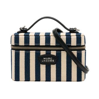 Marc Jacobs Femme, Sacs, Multicolore, Taille: ONE Size Stripe Canvas Everyday Vanity Bag