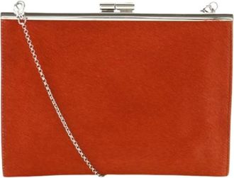 Bulgari Sac bandouli&egrave;re vintage doccasion - Femme - Pre-owned - Orange - Taille: ONE Size