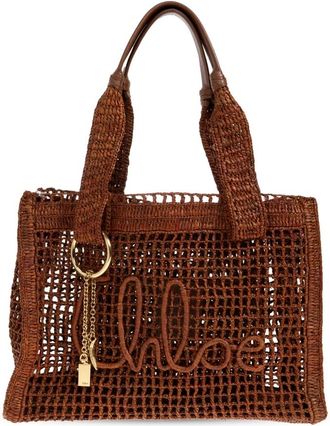 Chlo&eacute; Femme, Sacs, Brun, Taille: ONE Size Summer Banana East-West Tote