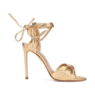 Aquazzura Sandales Carina &agrave; brides - Femme - Chaussures - Jaune - Taille: 38 1/2 EU