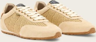 AllSaints Liam - Strukturierte Low-Top-Sneaker in Beige-Neutral