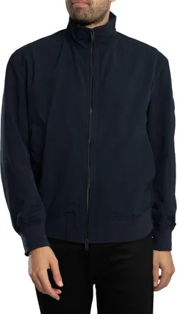 HUGO BOSS Offene, Leichte Jacke, Blau