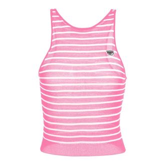 Chiara Ferragni &Auml;rmelloses Top - - Tops - Damen - Rosa - 2XS