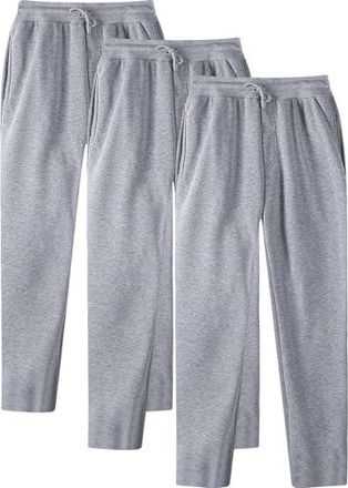Generic Pantalon Jogging Homme Coton Pantalons de Sport D&eacute;contract&eacute; Pantalon de Sport Homme avec Poches et Taille &Eacute;lastique pour Un Confort Optimal