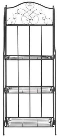 Safavieh Modern Metall Au&szlig;enregal, Schwarz