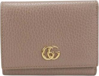 Gucci Portefeuille Tri-fold Pre-owned - Femme - Pre-owned - Brun - Taille: ONE Size