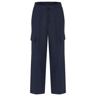Bugatti Femme, Pantalons, Bleu, Taille: 40 FR Pantalon Cargo D&eacute;contract&eacute; en Viscose