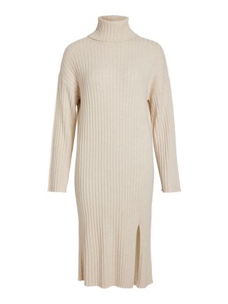 Vila VIRIL L/S Rollneck Knit MIDI Dress