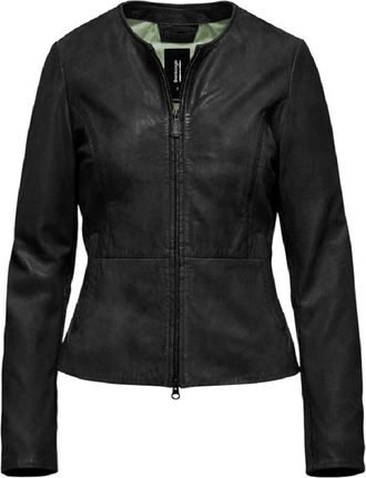 Bomboogie Manteau En Cuir - Noir