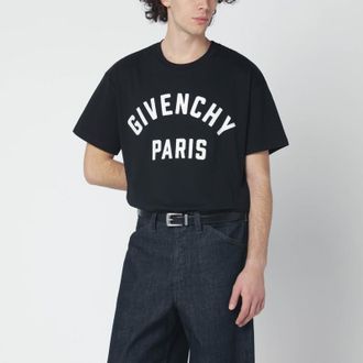 Givenchy Black short-sleeve logo T-shirt