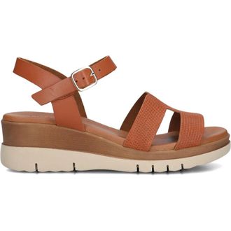 Lina Locchi Elegante Cognac Sandalen 8224 - - Shoes - Damen - Braun - 40 EU