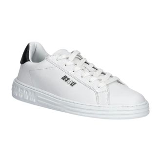 Msgm Metal Logo Sneakers - - Shoes - Herren - Wei&szlig; - 43 EU