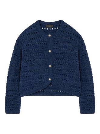 Alanui Gekn&ouml;pfte The Breath of the Lagoon Jacke - Blau