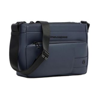 Piquadro Sac bandouli&egrave;re r&eacute;sistant &agrave; leau avec protection Rfid - Homme - Sacs - Bleu - Taille: ONE Size