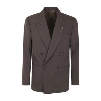 Lardini Attitude Drop Jacket - - Jackets - Herren - Braun - M