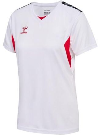 Hummel Hummel hmlAUTHENTIC PL Jersey S/S Femme, White/True Red, S