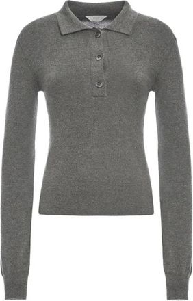 Malo Femme, Pulls, Gris, Taille: 38 FR Polo c&ocirc;tel&eacute;