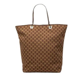 Gucci Pre-owned Canvas Tote - Femme - Pre-owned - Brun - Taille: ONE Size