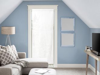 Soleil d'Ocre Panama Segel zum Tor Fenster in Baumwolle 70x200 cm Panama Baumwolle Wei&szlig;