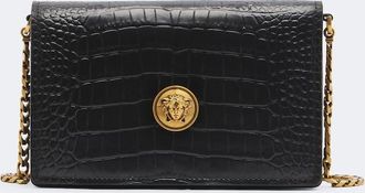 Versace Crossbody Bag Embl&egrave;me Mini aus Leder