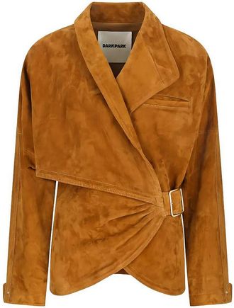 Darkpark Blouson En Cuir - Marron