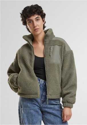 Urban Classics Kurzjacke Ladies Sherpa Mix Jacket