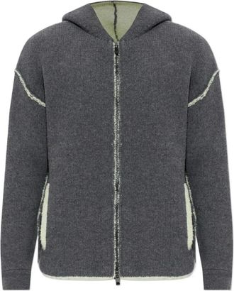 Diesel Homme, Sweatshirts et sweats &agrave; capuche, Gris, Taille: L Diesel Vestes