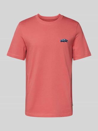 s.Oliver Red Label Regular Fit T-Shirt aus reiner Baumwolle mit Ford-Applikation
